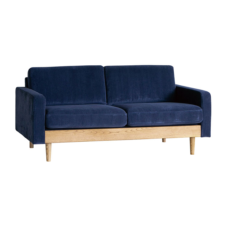 【別注】フリートソファ 2人掛け [CORDUROY-NAVY BL]｜ソファ｜CRUSH CRASH PROJECT(クラッシュプロジェクト ...